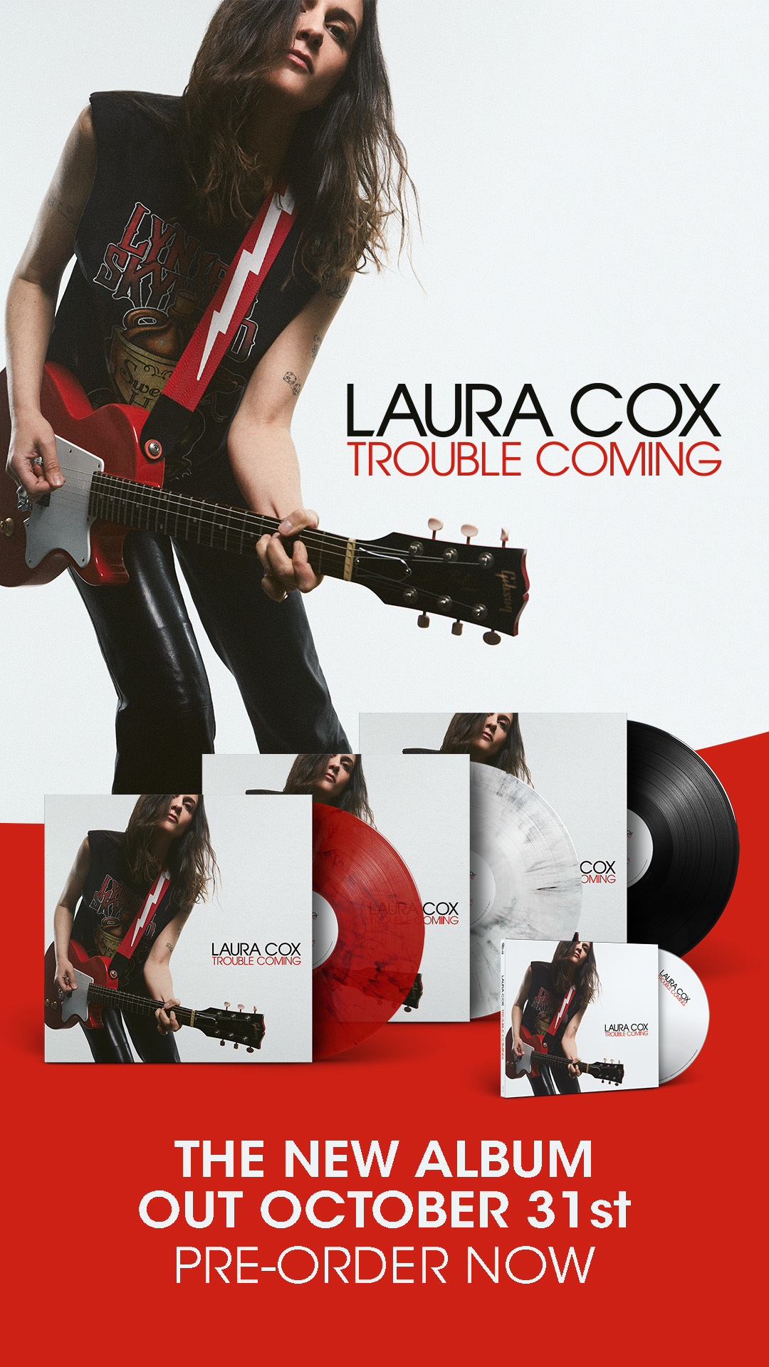 LAURA COX: neues Album "Trouble Coming"