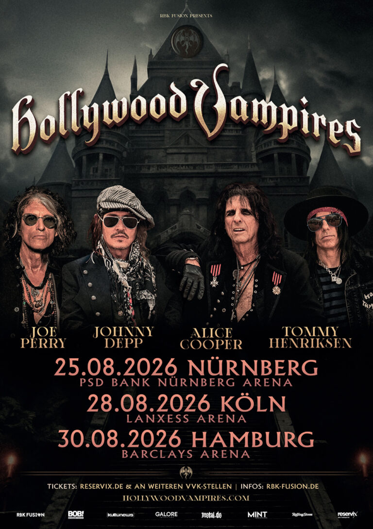 Hollywood Vampires Tour 2026 – Exklusive Arena-Shows